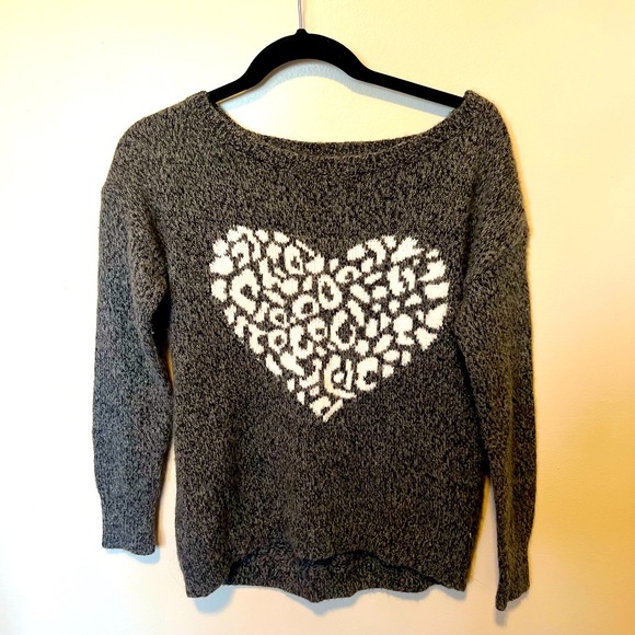 Express | Sweaters | Closet Clearout Vintage Express Heart Sweater ...
